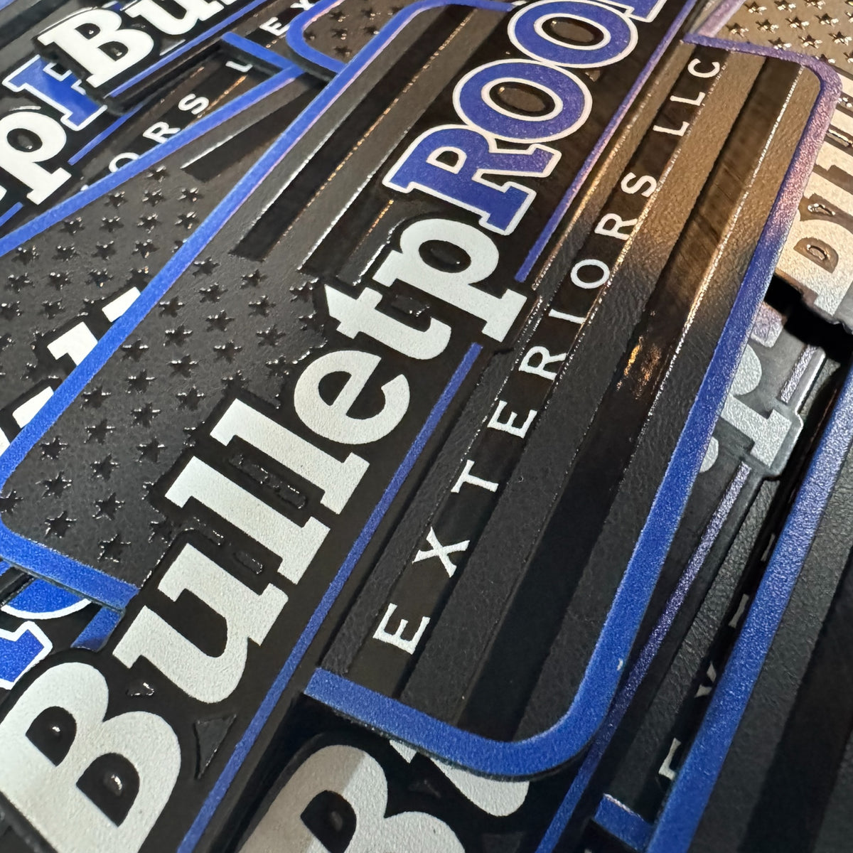 Durable UV Printed Leatherette Patches By Trident LaserWorks