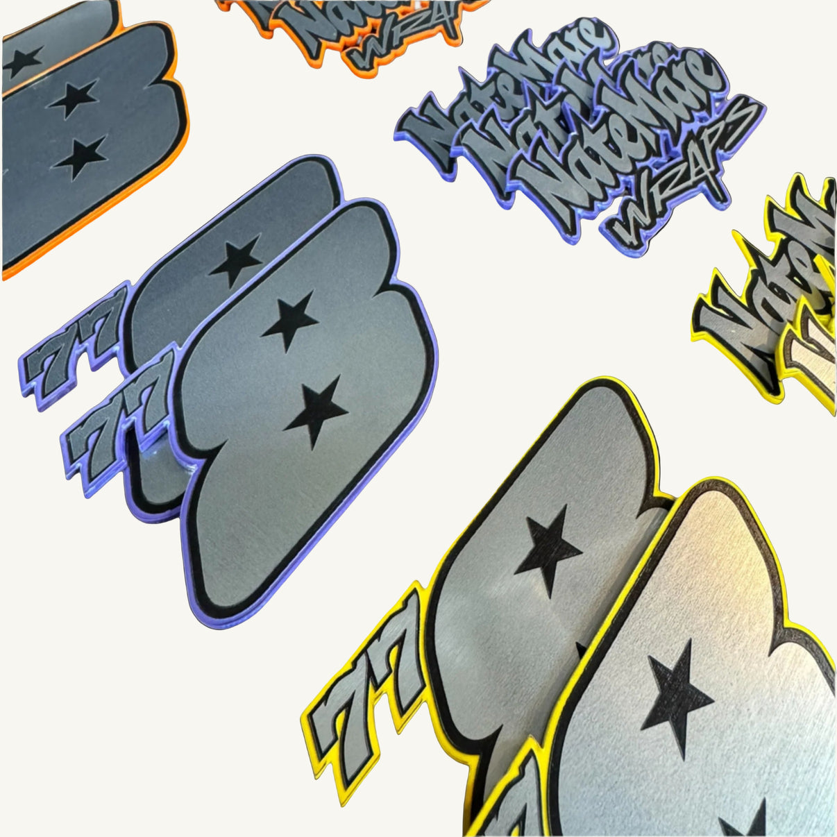 Laser Engraved Acrylic Patches – Trident LaserWorks